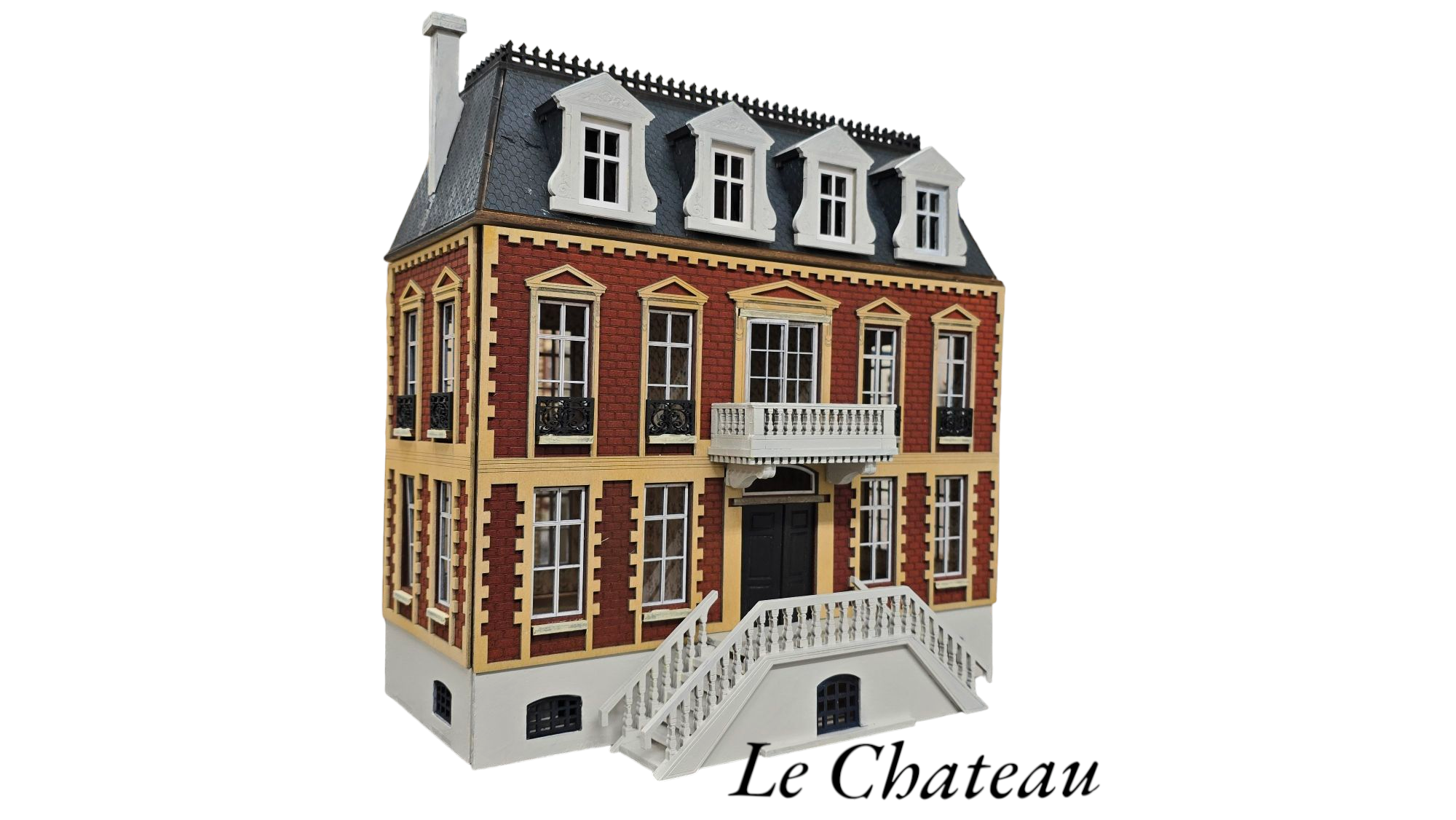 Le Chateau Dollhouse Kit 1:12 Scale - Large French Chateau Model ...