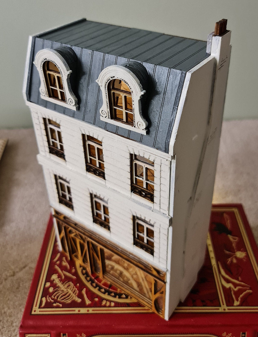 DOLLHOUSE , Miniature kit model "Cafe De Paris" - Miniature kit -1:48t ...